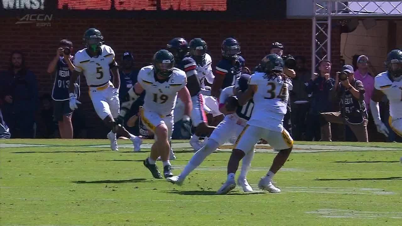 Alex Washington picks up a sack - ESPN Video