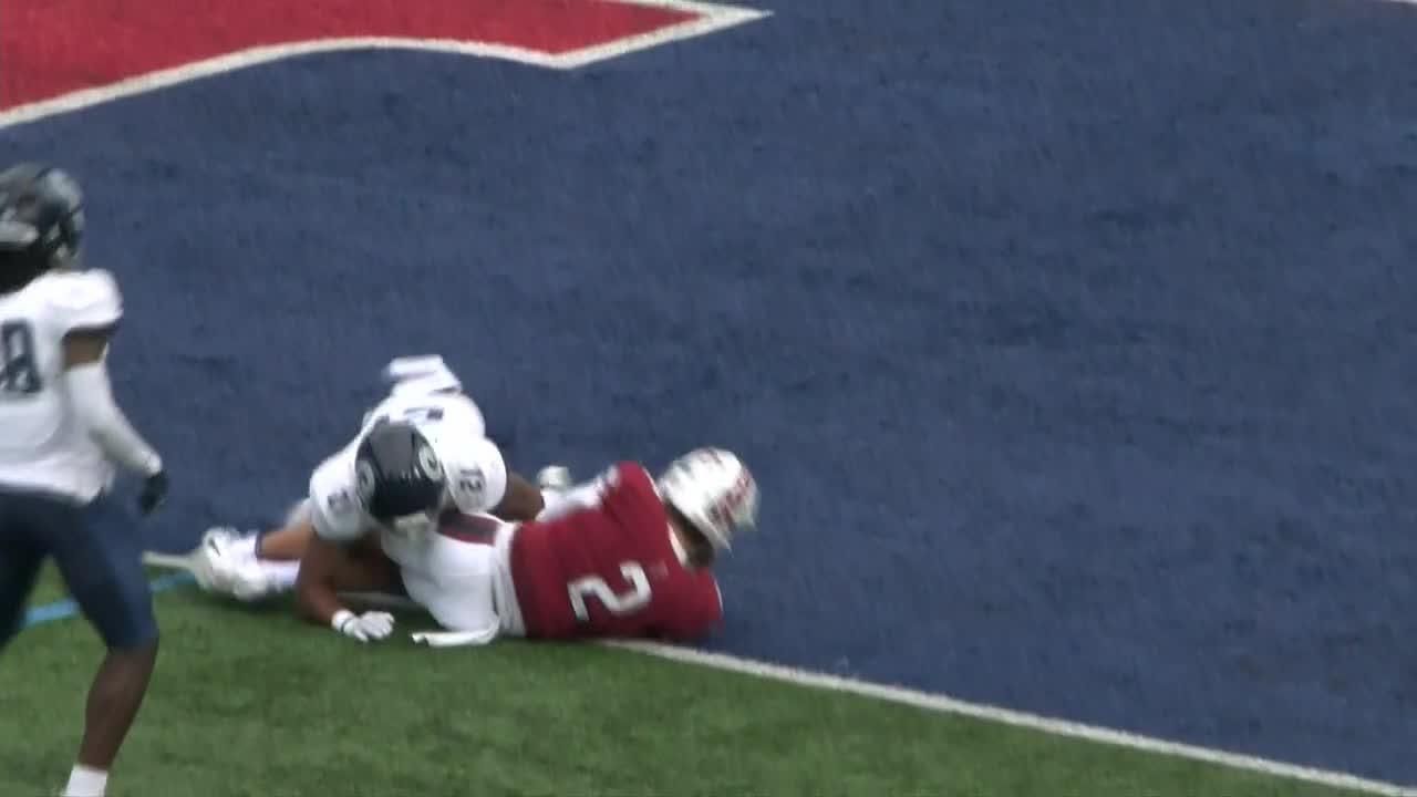 Touchdown! Liam O'Brien scores vs. Georgetown Hoyas - ESPN Video