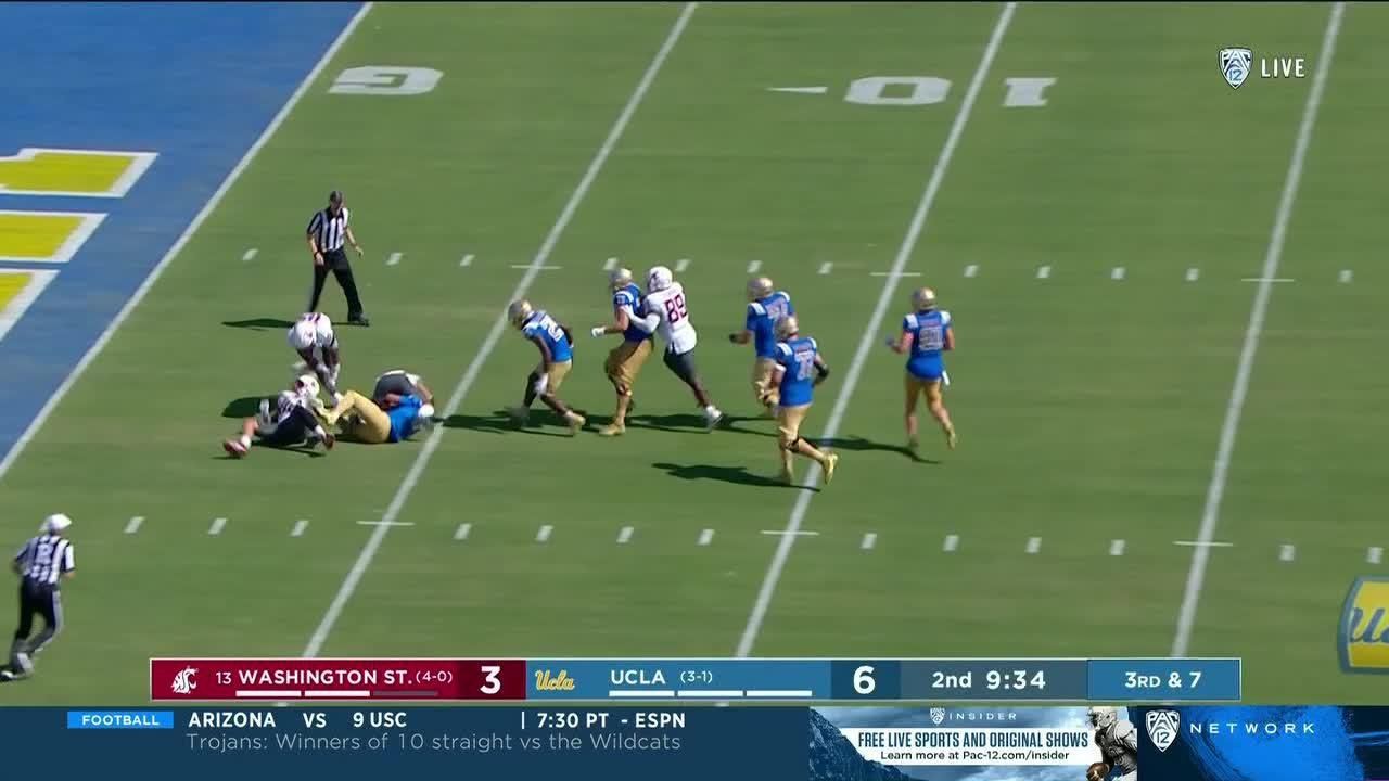Sam Lockett with a Sack UCLA Bruins - ESPN Video
