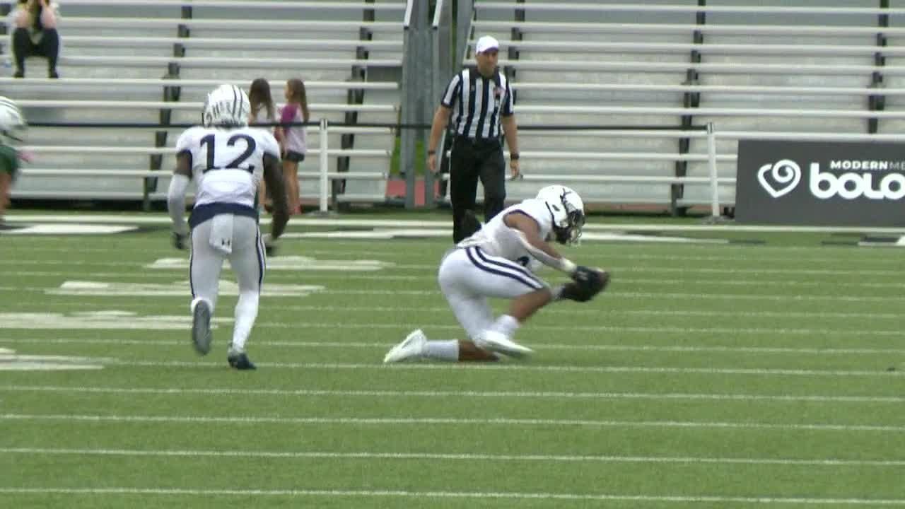 Sean Guyton gets the INT vs. Dartmouth Big Green - ESPN Video