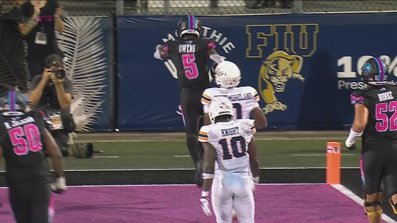 Kejon Owens rushes in for 11-yard TD - ESPN Video