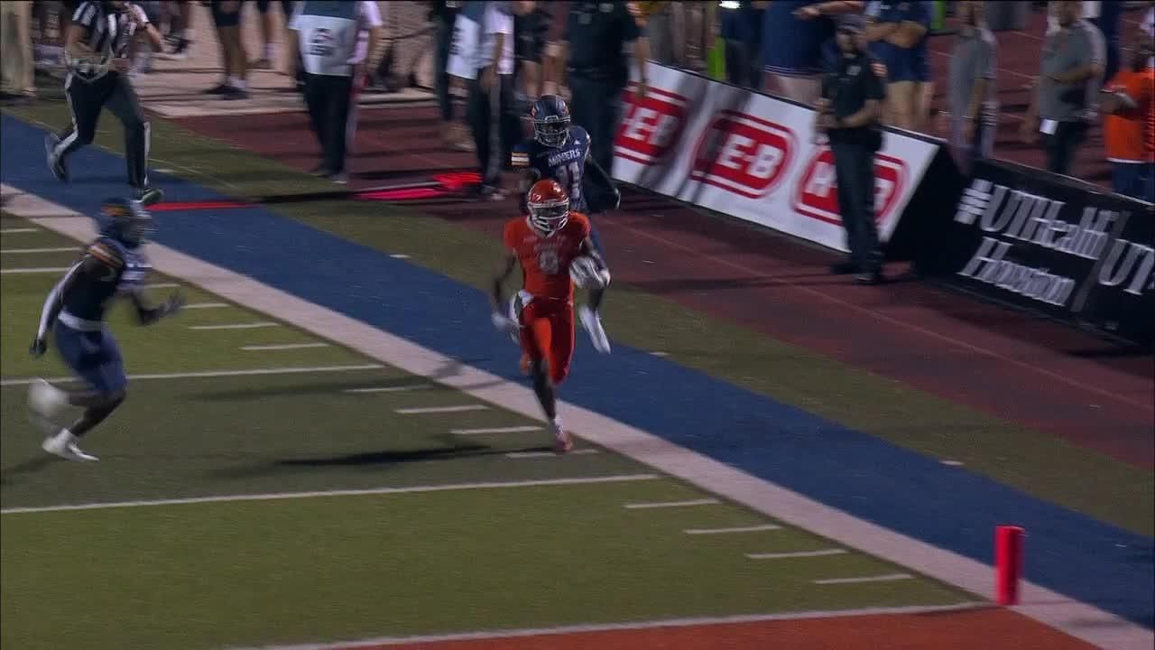 John Gentry finds a seam and takes off for a Sam Houston TD - ESPN Video