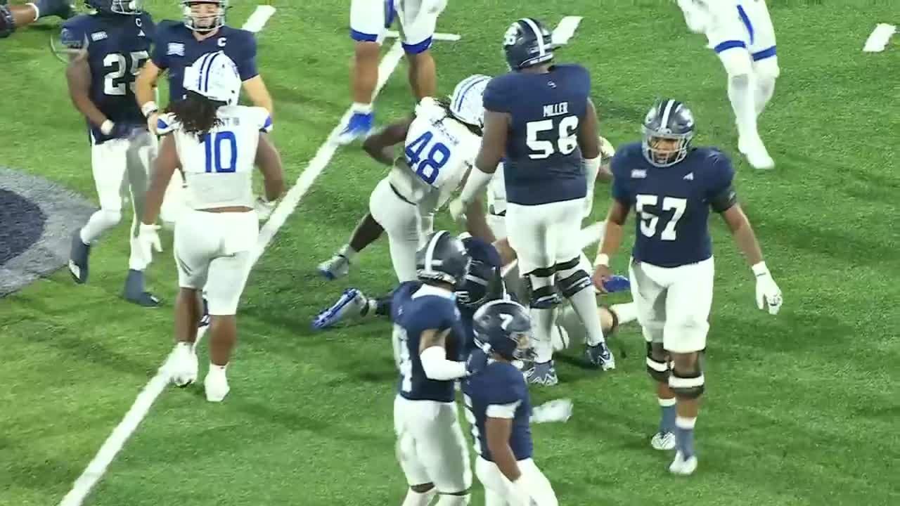 Sacked! QB gets smothered by swarming defense - ESPN Video