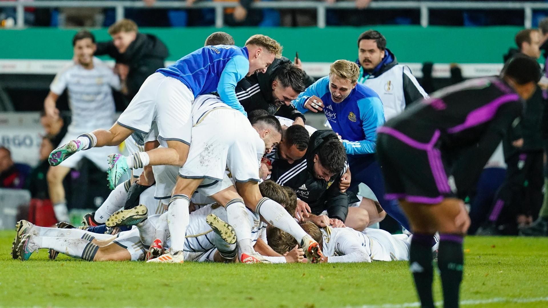 Saarbrucken knocks out Bayern Munich 2-1 with upset win - ESPN Video