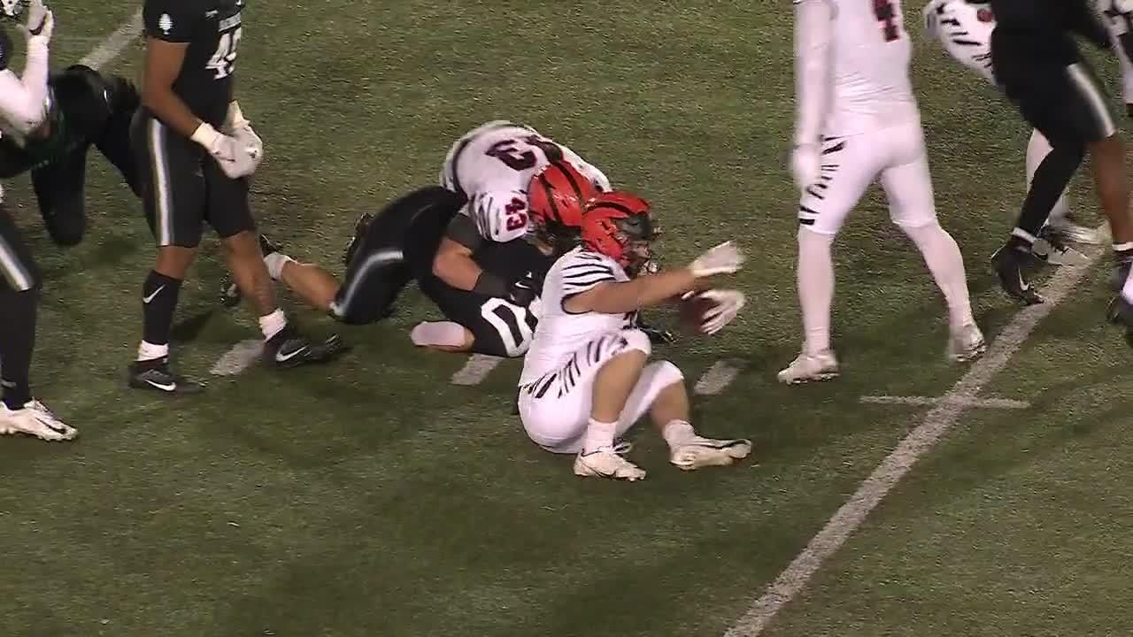 John Volker goes 12-yard on impressive rush - ESPN Video