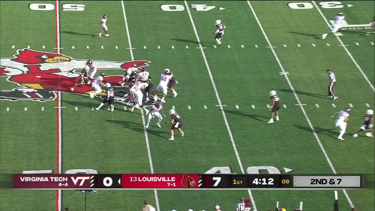 Benjamin Perry makes timely sack vs. Louisville - ESPN Video