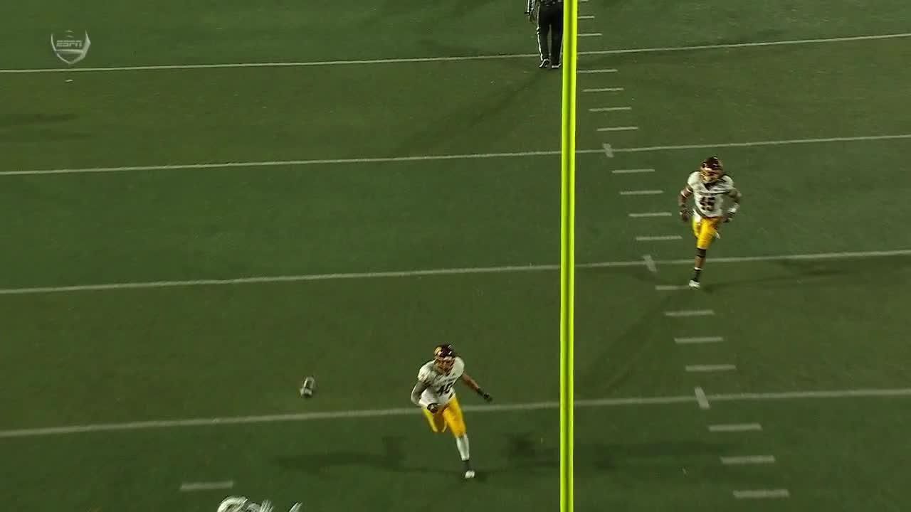 Hayden Wolff throws 23-yard touchdown pass pass to Austin Hence - ESPN ...
