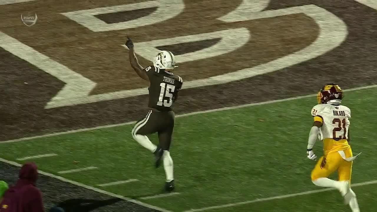 Hayden Wolff connects for 41-yard TD pass - ESPN Video