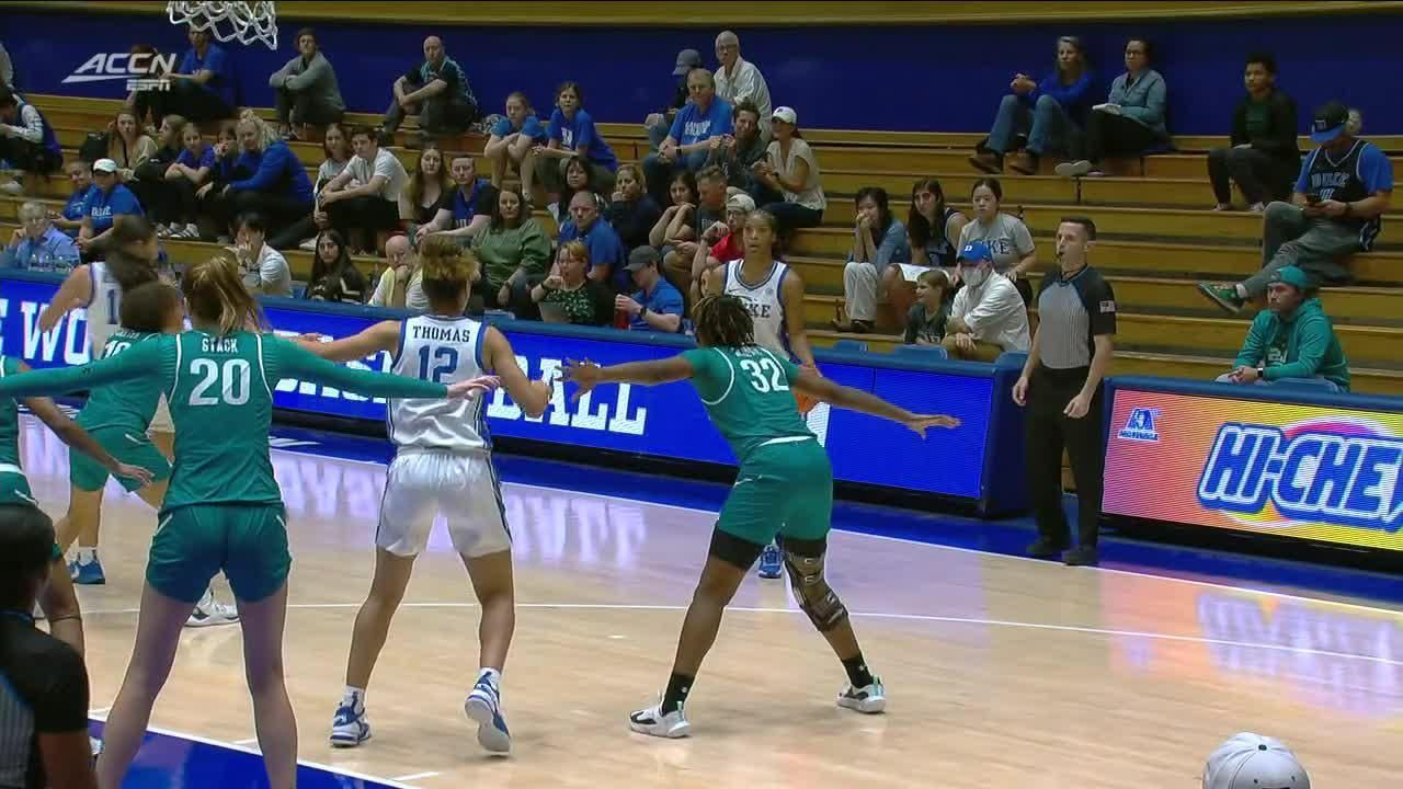 Ashlon Jackson sinks it from downtown - ESPN Video