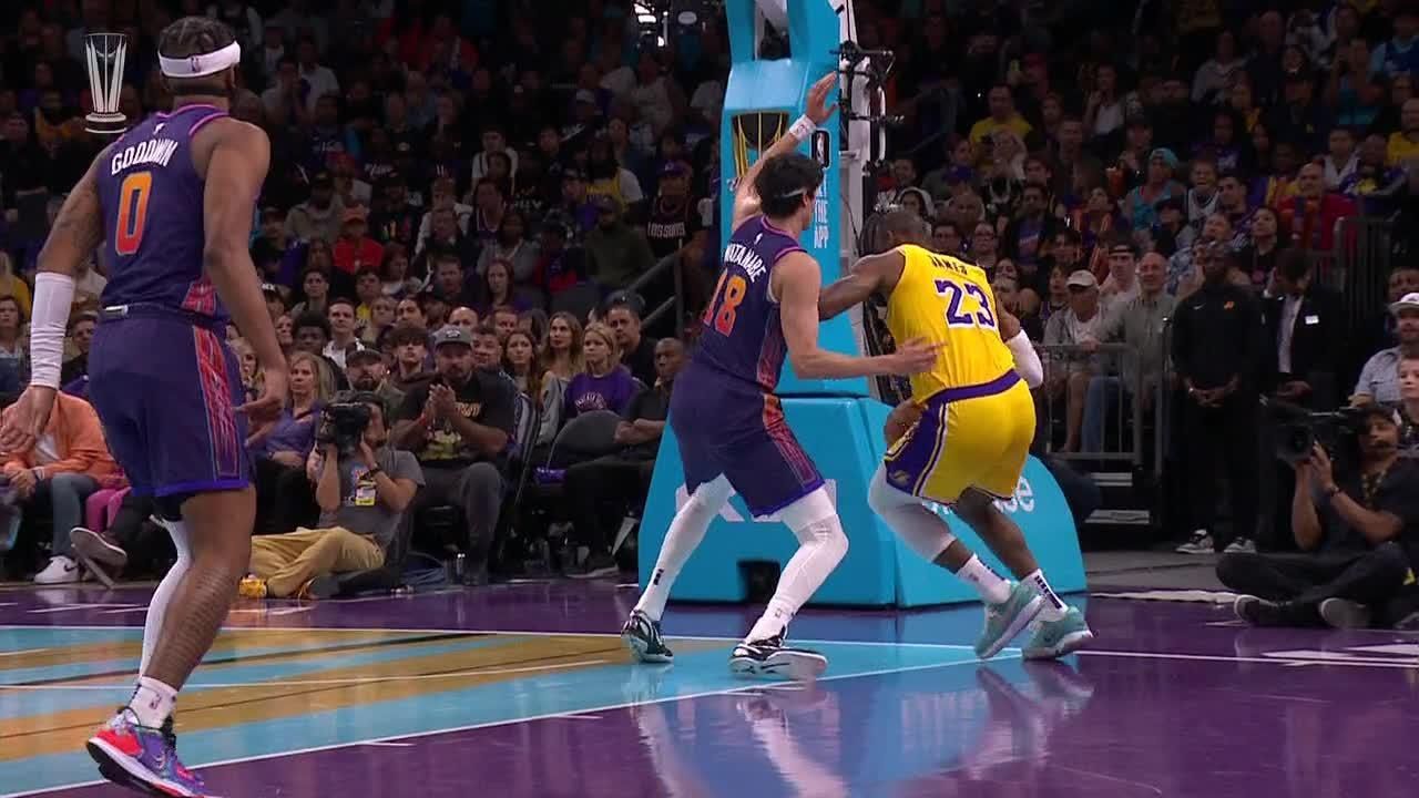 LeBron James gets the hoop and the harm - ESPN Video