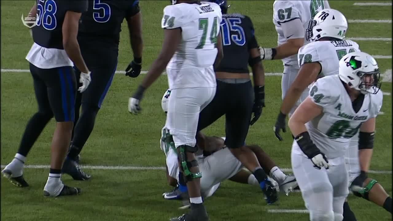 Elijah Roberts makes timely sack vs. SMU - ESPN Video