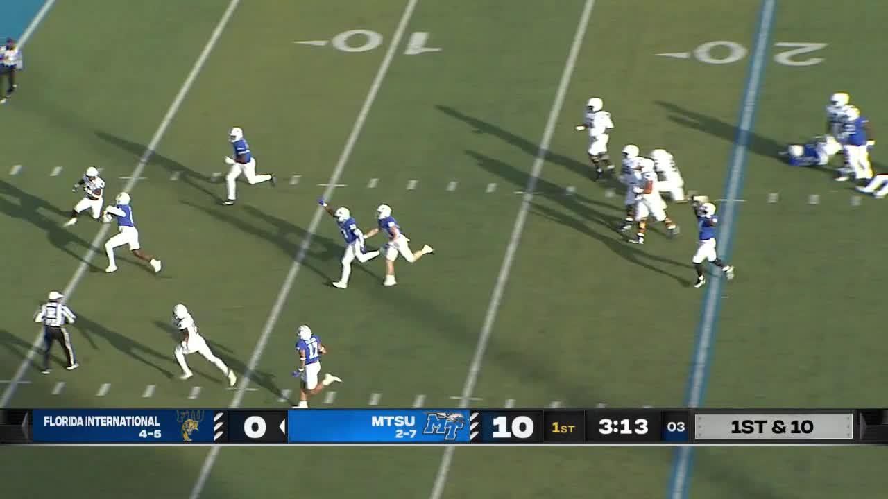 Richard Kinley crosses goal line for defensive touchdown - ESPN Video