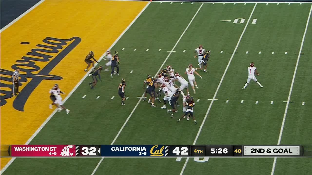 Cameron Ward throws 5-yard touchdown pass to Djouvensky Schlenbaker ...