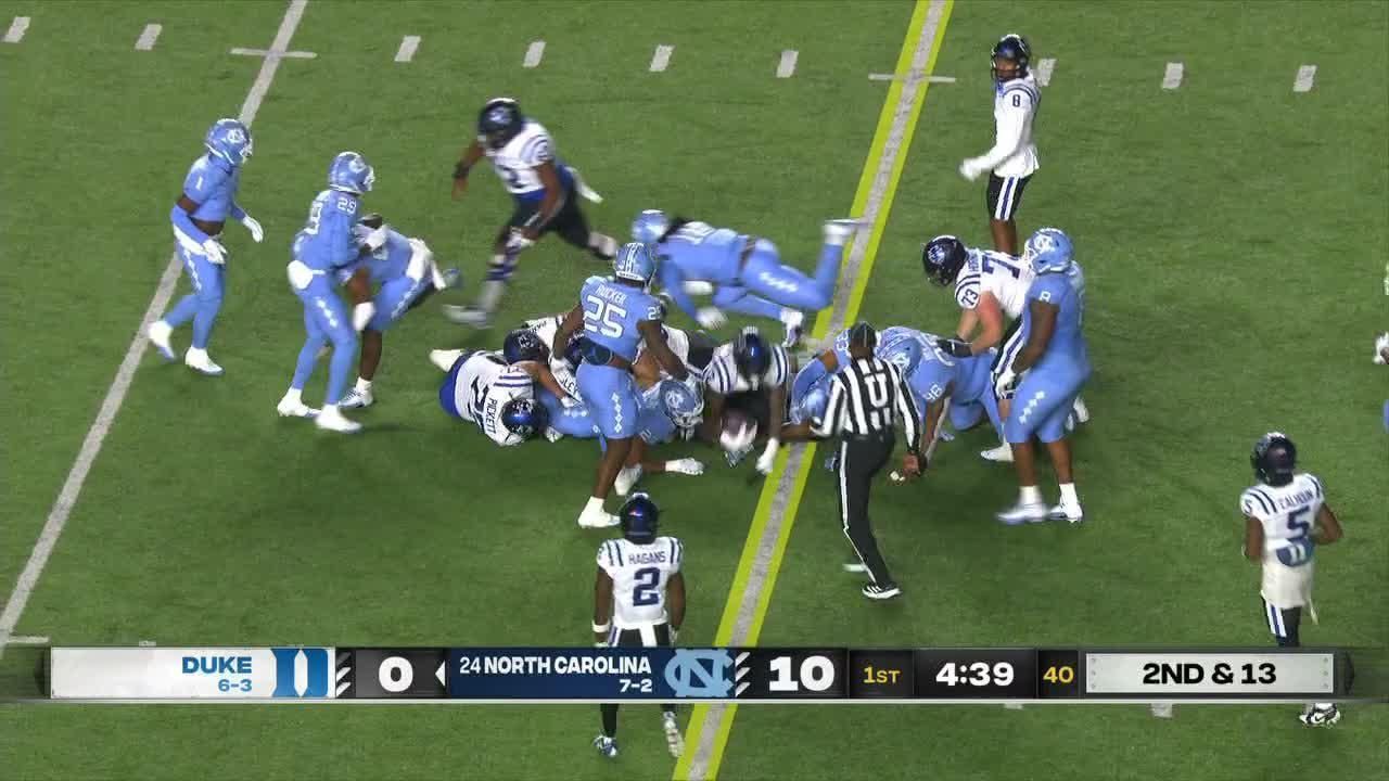 Jordan Waters goes 14-yard on impressive rush - ESPN Video