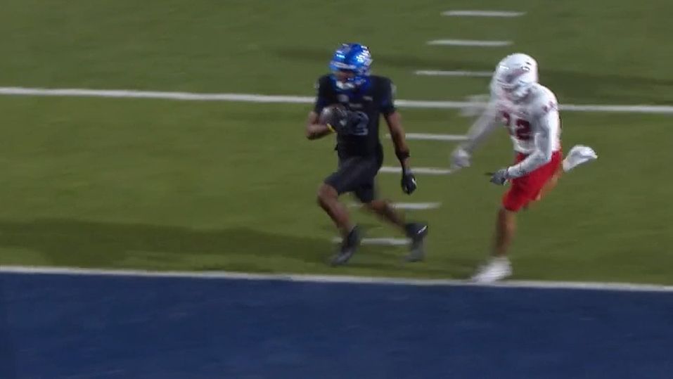 Chevan Cordeiro hits Malikhi Miller for the 25-yard TD - ESPN Video