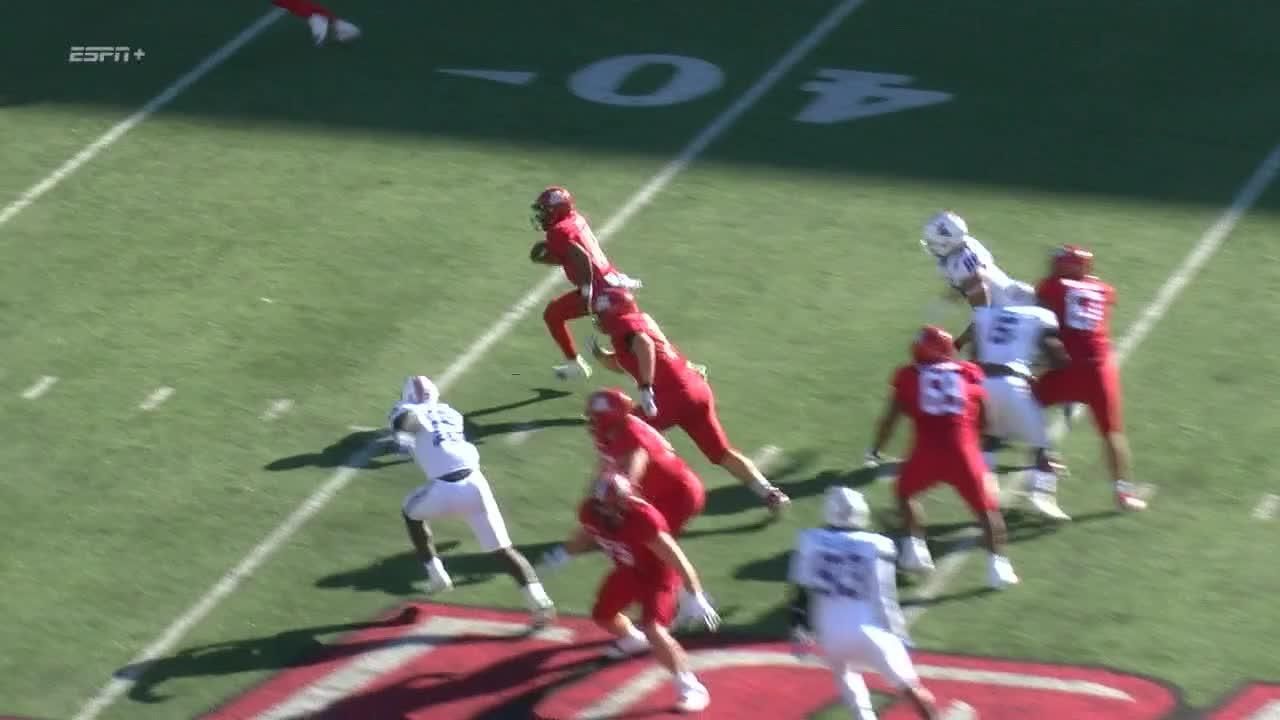 Zion Webb breaks off 26-yard rush - ESPN Video