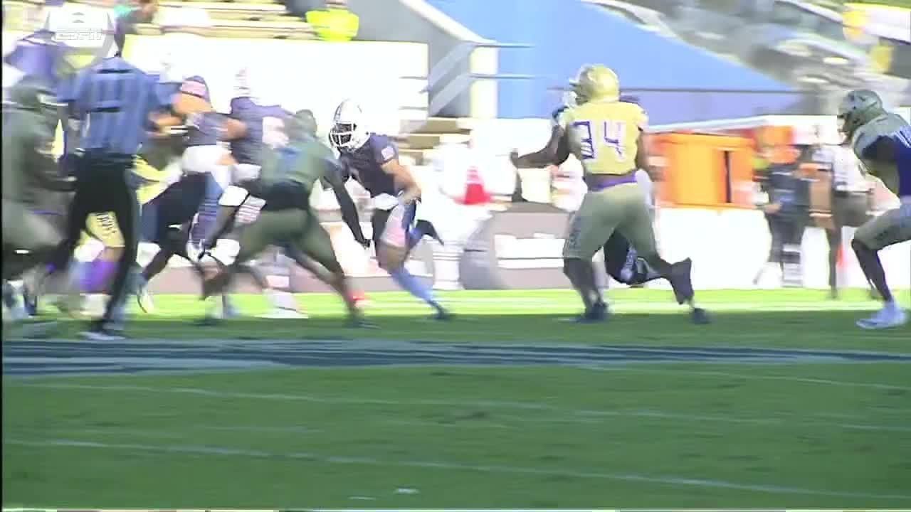 J.D. Martin goes 16-yard on impressive rush - ESPN Video