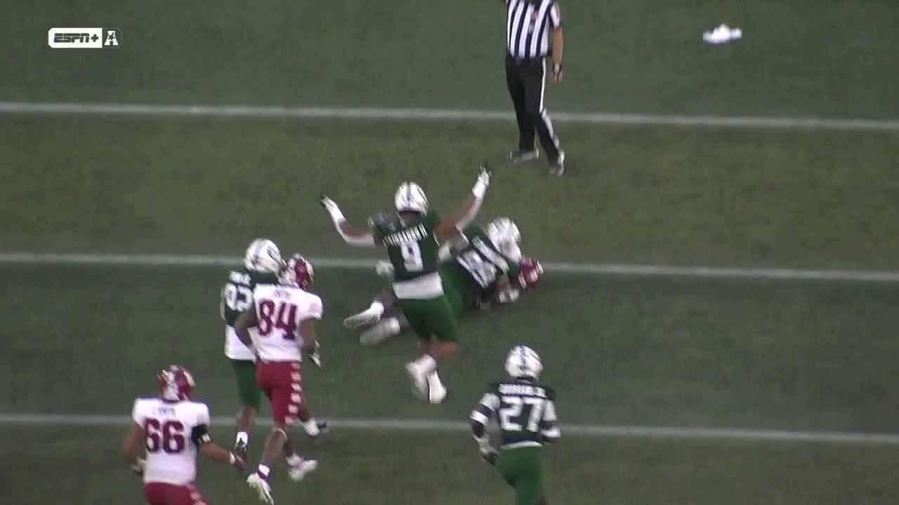 Fish McWilliams makes timely sack vs. Temple - ESPN Video