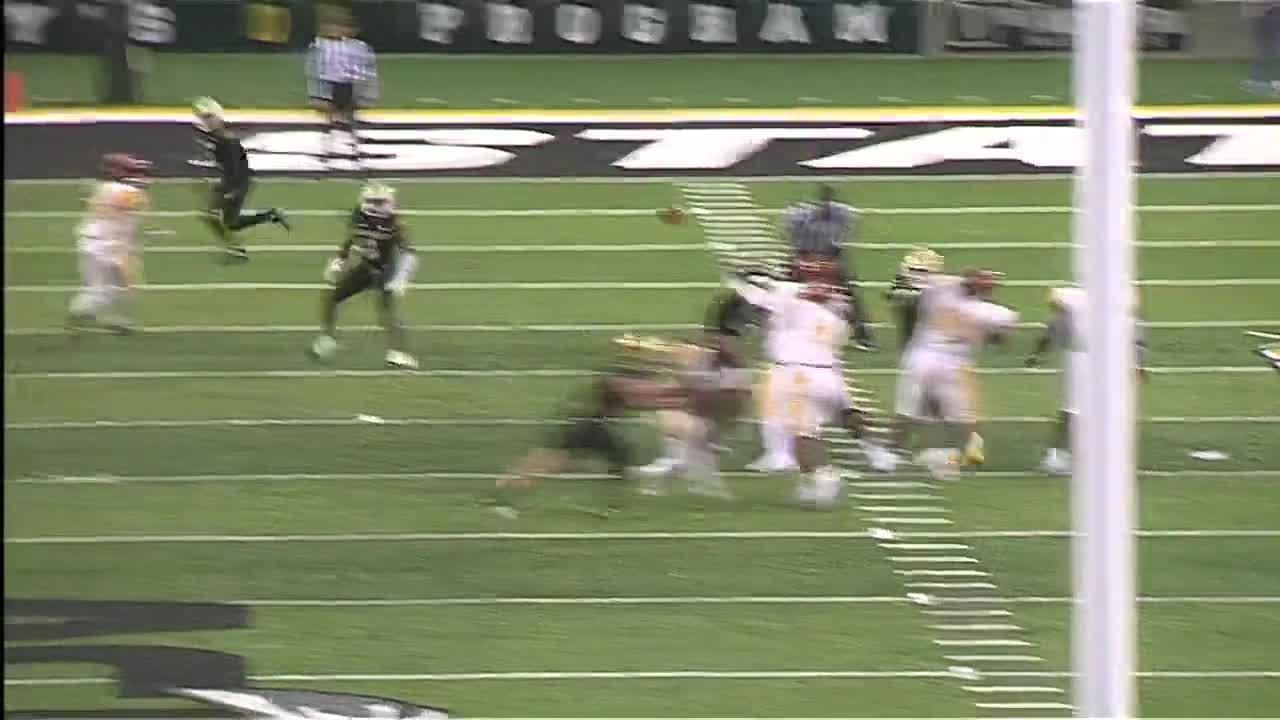 Chauncey Moore makes timely interception vs. Tuskegee Golden - ESPN Video
