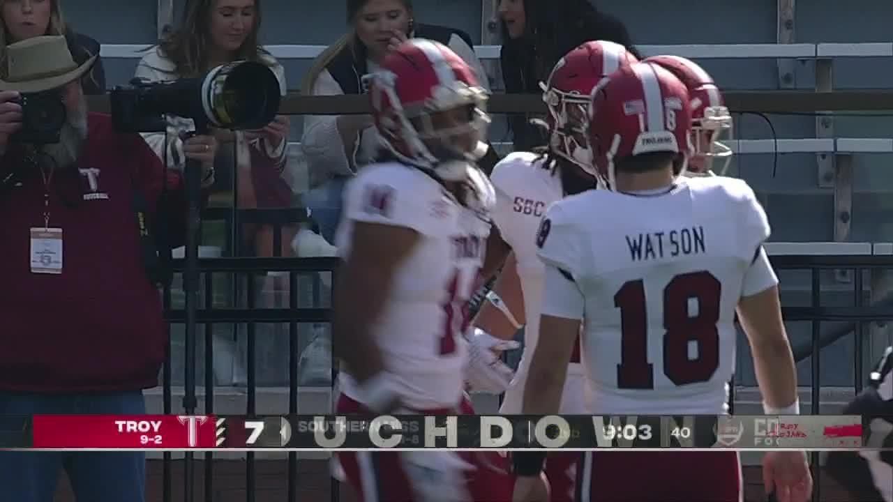 Gunnar Watson throws 13-yard touchdown pass to Chris Lewis - ESPN Video