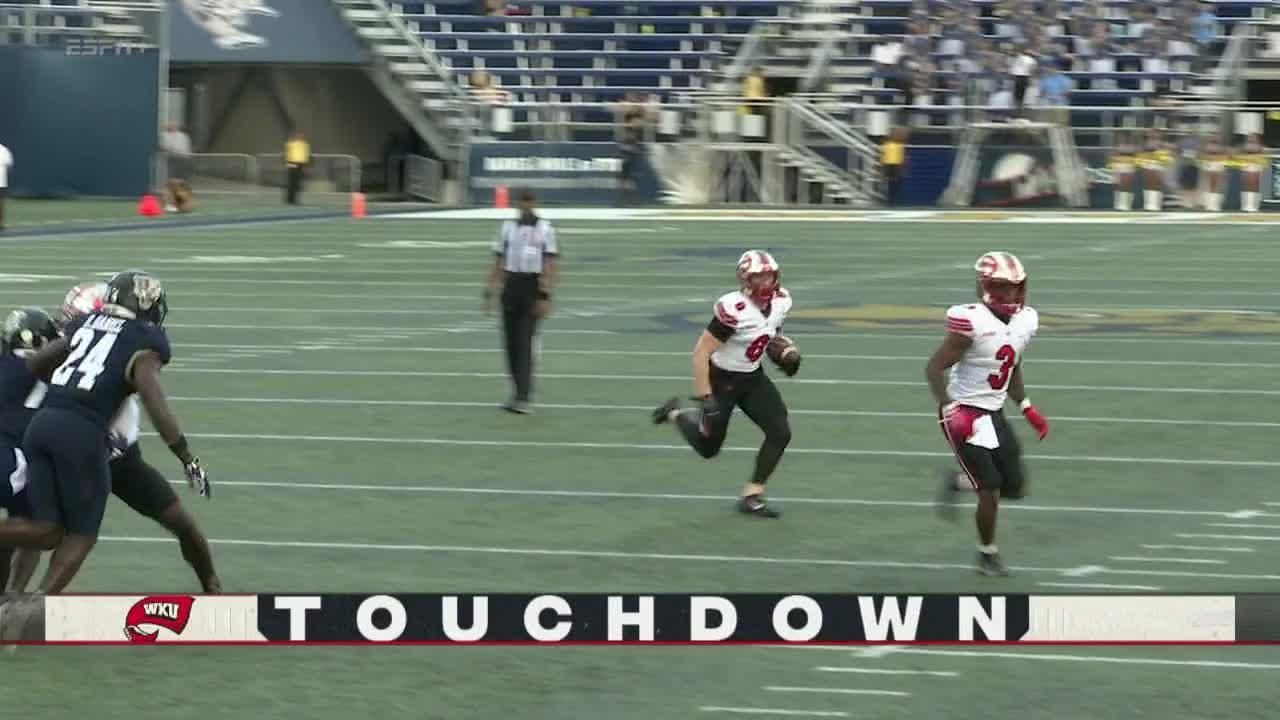 Austin Reed throws 16-yard touchdown pass to Easton Messer - ESPN Video