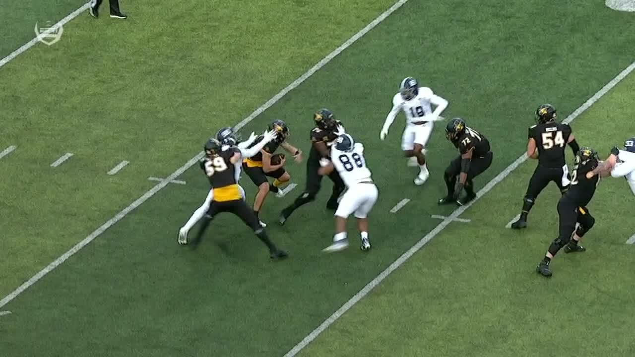 Da'Shawn Davis makes timely sack vs. Georgia Southern - ESPN Video