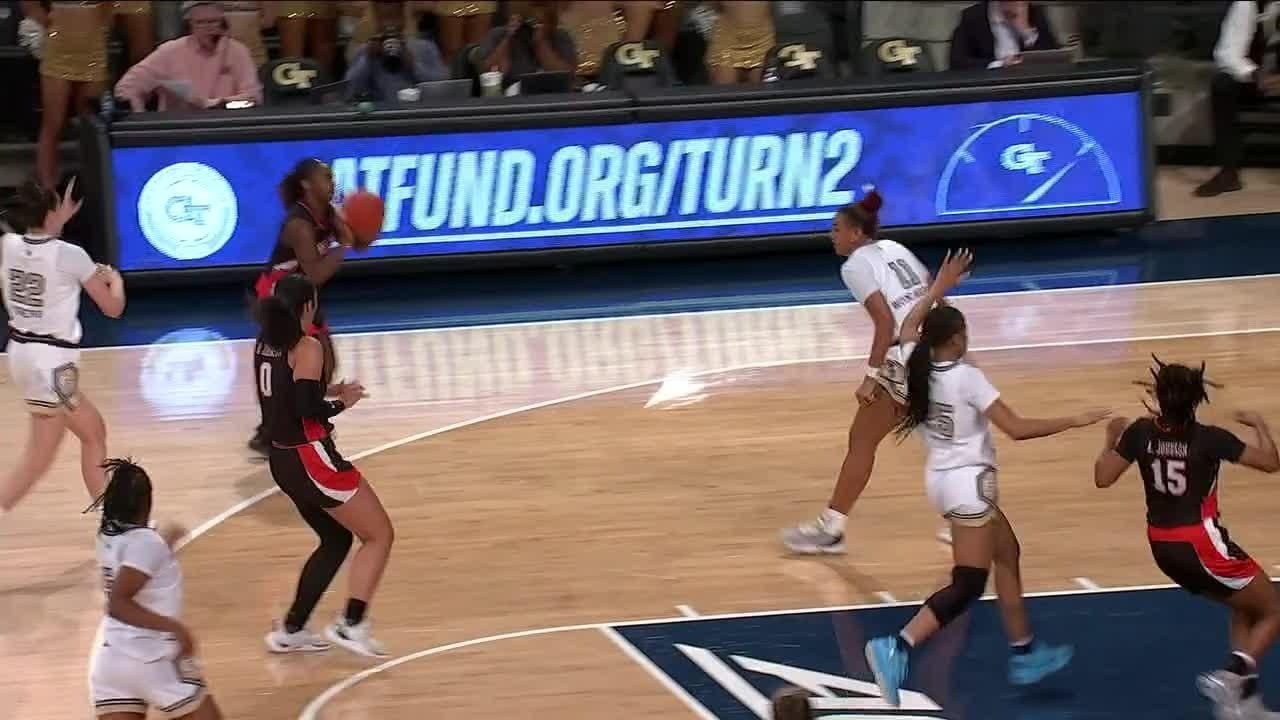 Deja Williams drills the trey - ESPN Video