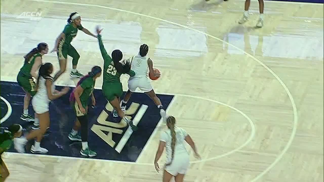 Elise Williams nails it from behind the arc - ESPN Video