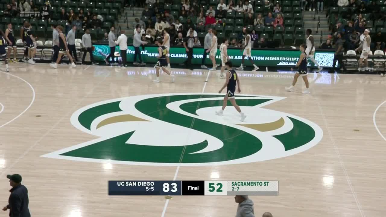 UC San Diego Tritons vs. Sacramento State Hornets: Full Highlights - ESPN Video