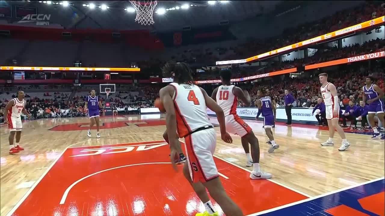 Yaw Obeng-Mensah gets up for the beautiful slam - ESPN Video