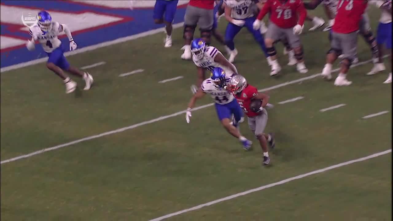 Vincent Davis uses mean stiff-arm on way to opening UNLV TD - ESPN Video