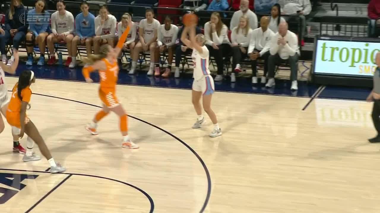 Emma Hess drills the trey - ESPN Video