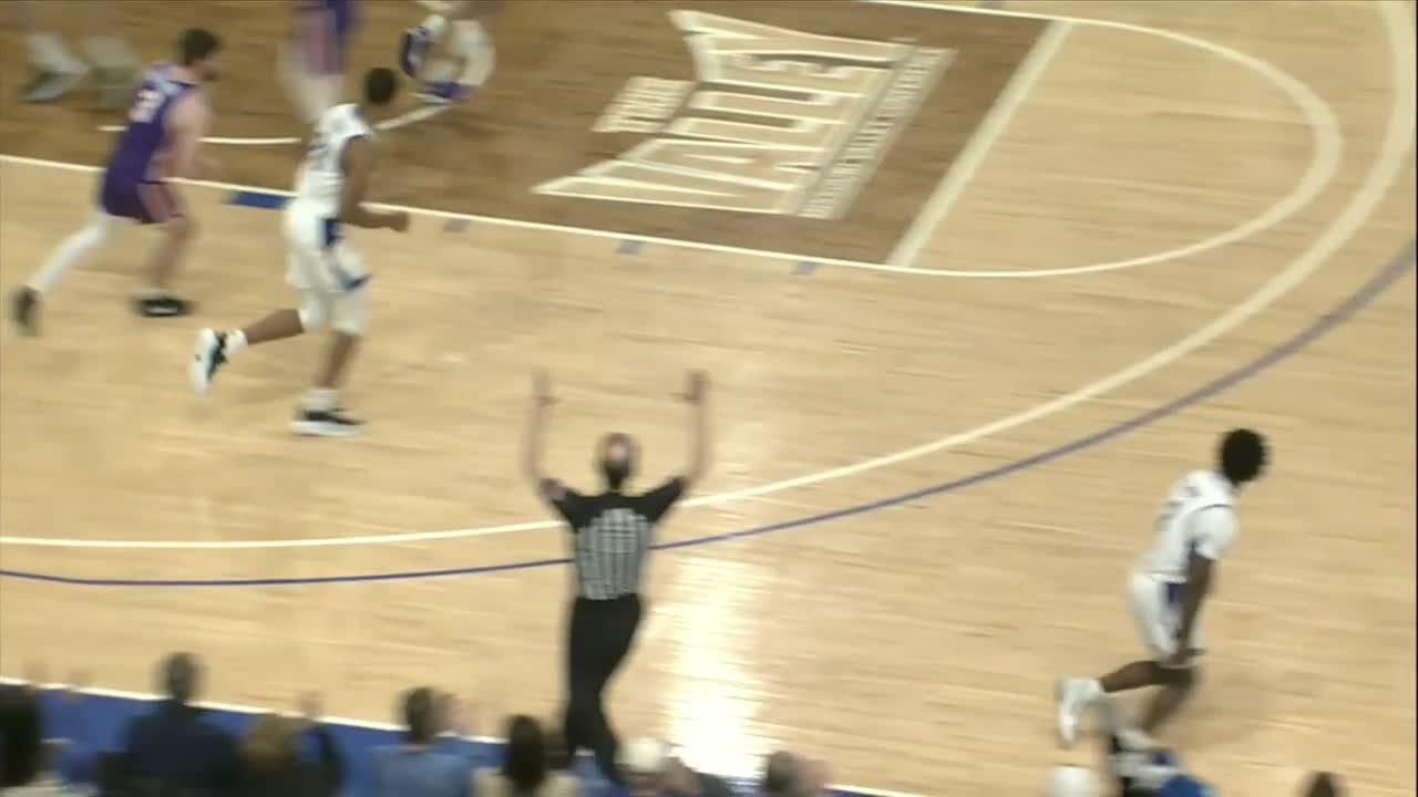 Isaiah Swope hits the 3-point shot vs. Evansville Purple Aces - ESPN Video