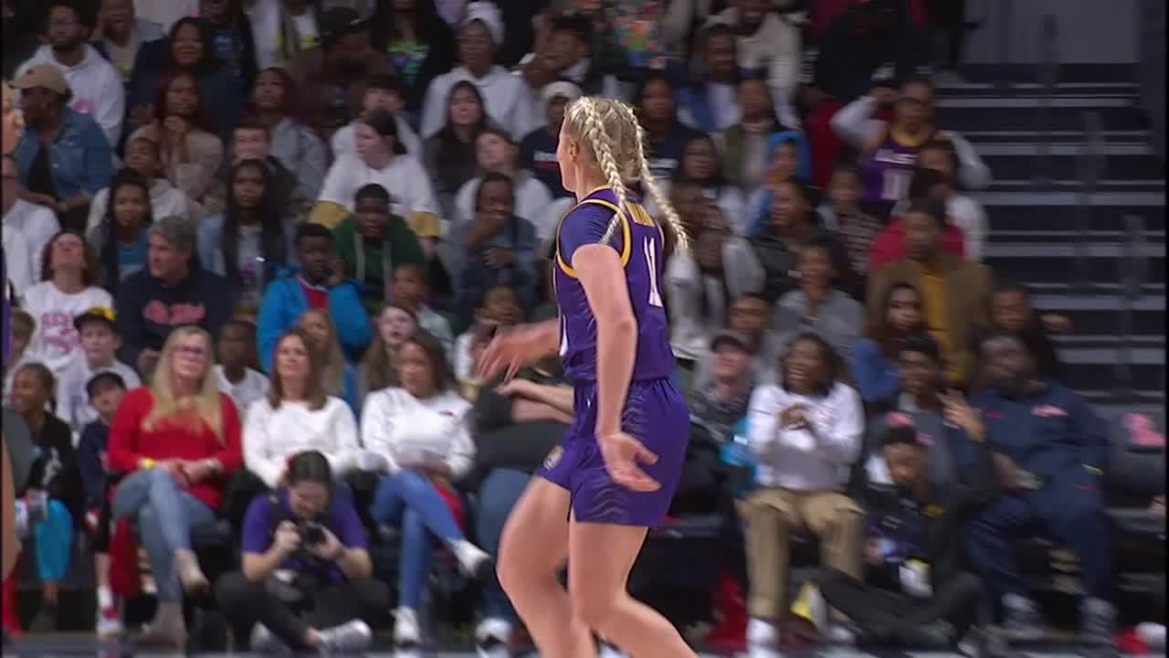 Hailey Van Lith sinks it from downtown - ESPN Video