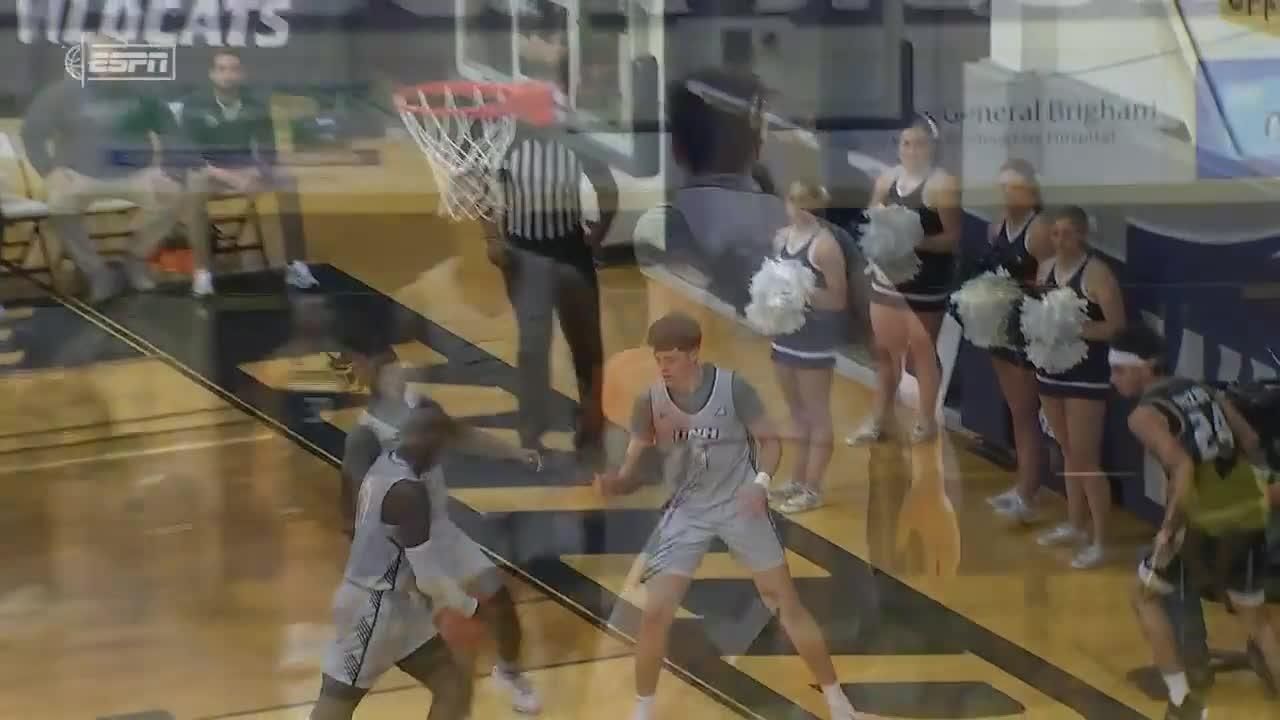 Rafael Pinzon hits the basket vs. New Hampshire Wildcats - ESPN Video