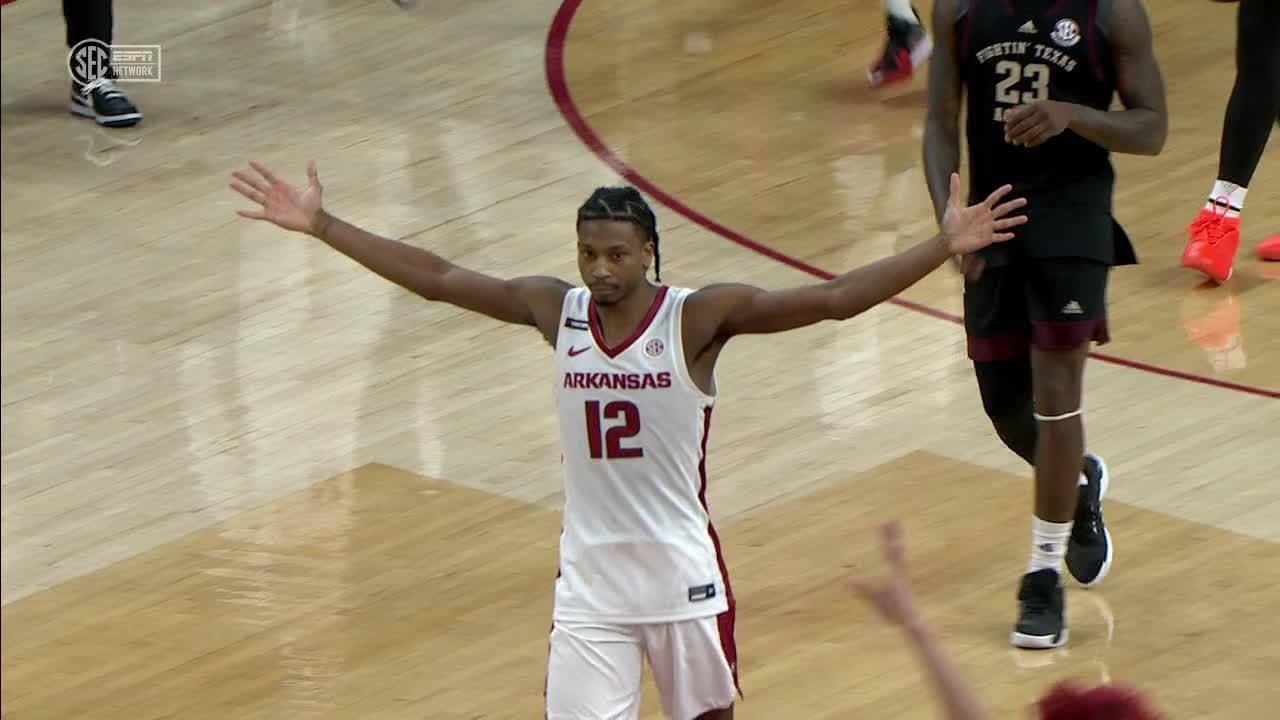 Tramon Mark sinks game winner to lift Arkansas over Texas A&M - ESPN Video