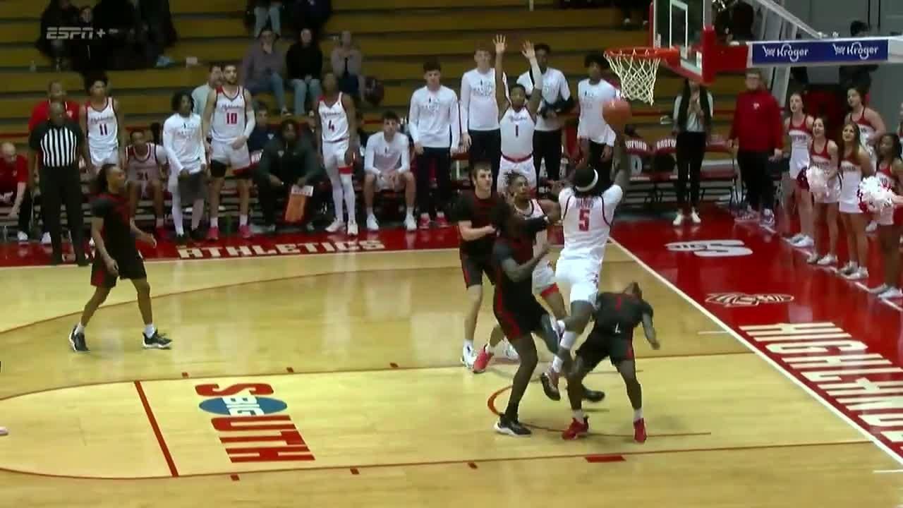 Josiah Harris gets the basket plus the foul - ESPN Video