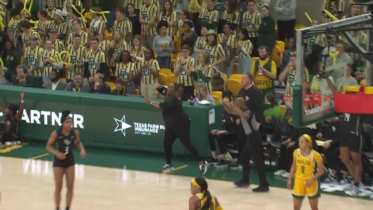 Mya Burns nails it from behind the arc - ESPN Video