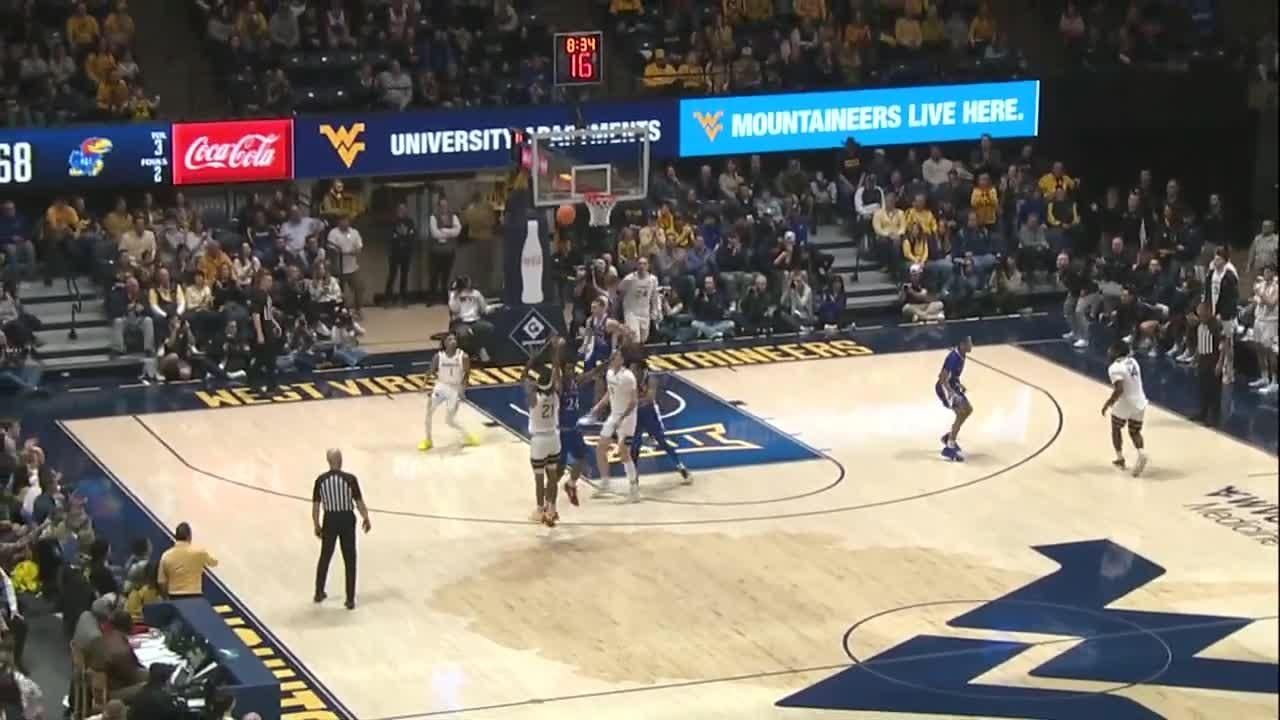 Raequan Battle shows off the swagger with deep 3-pointer - ESPN Video