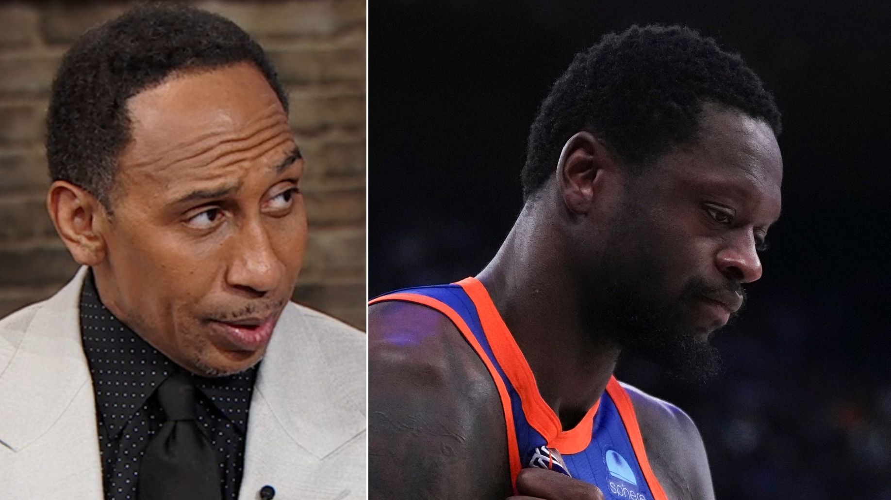 'This can't be happening!' Stephen A. solemn after Randle injury - ESPN Video