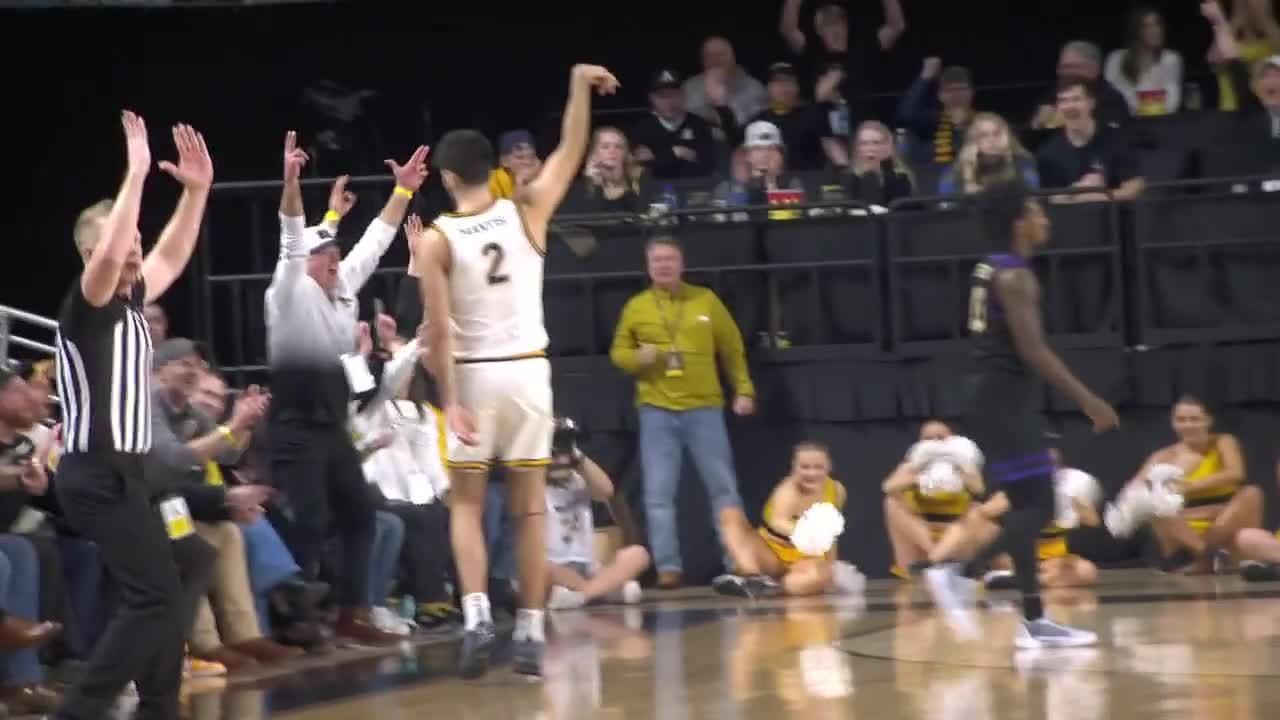 Christopher Mantis hits the trey vs. James Madison Dukes - ESPN Video