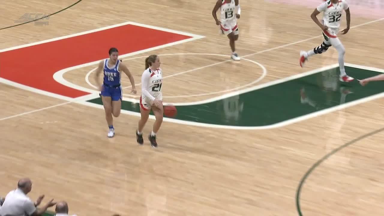 Ally Stedman drills the trey - ESPN Video