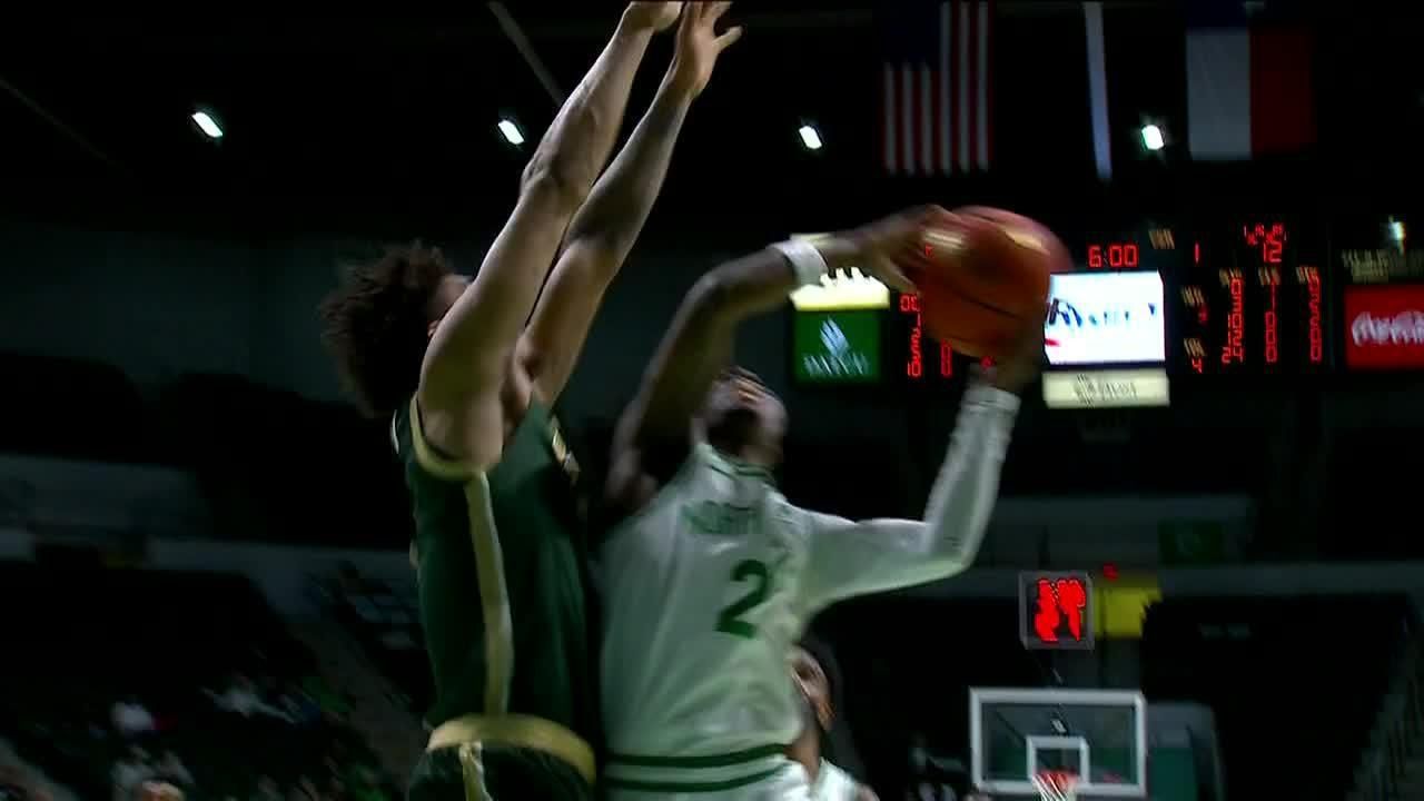 Jason Edwards gets the transition basket for North Texas - ESPN Video