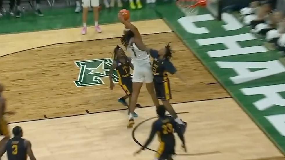 Charlotte's Dishon Jackson unloads for an enormous jam - ESPN Video