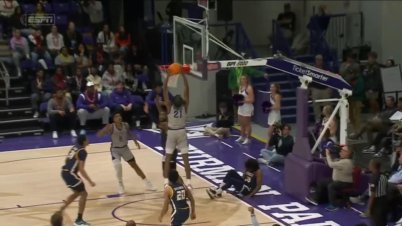 Cooper Bowser gets up for the beautiful jam - ESPN Video
