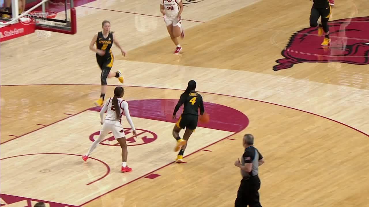 Hayley Frank sinks it from downtown - ESPN Video