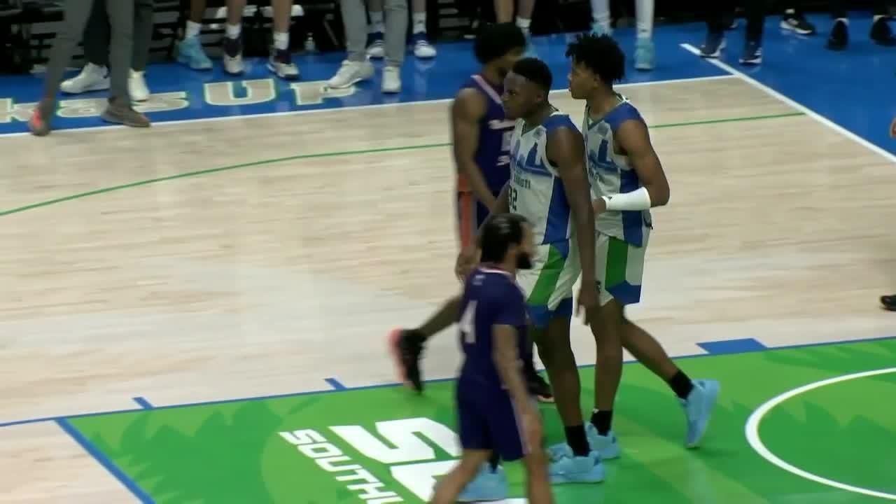 Stephen Giwa fights off defender for and-1 - ESPN Video
