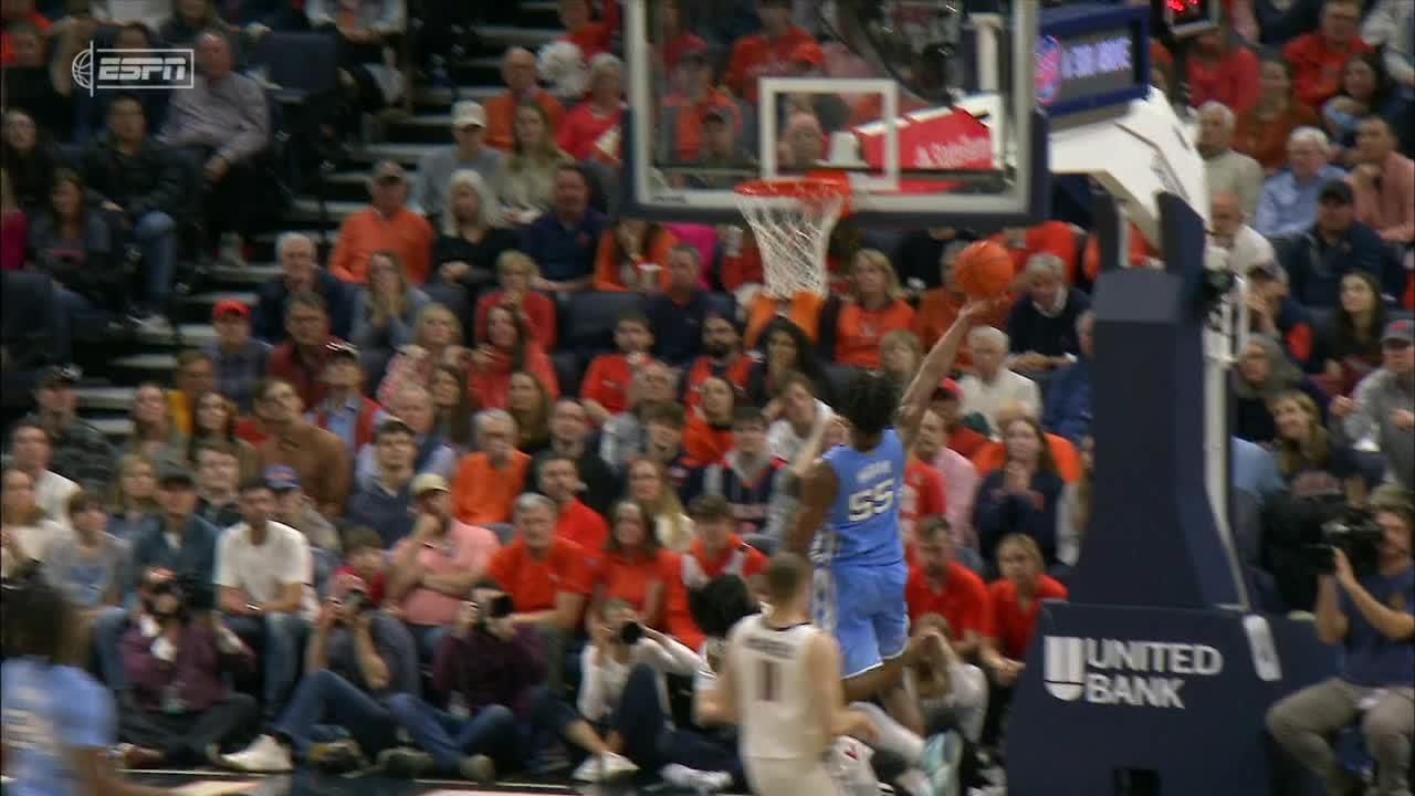 Harrison Ingram draws and-1 foul on impressive bucket - ESPN Video