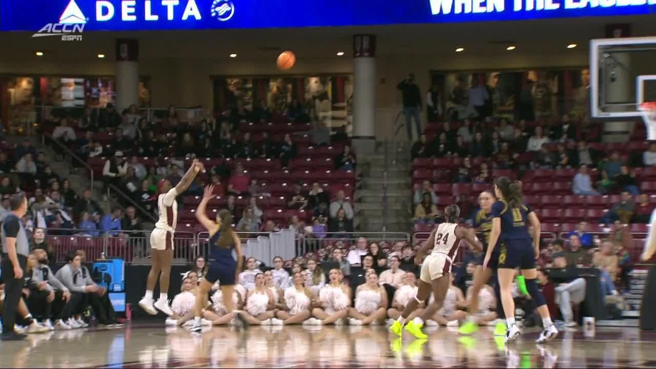 Andrea Daley nails it from behind the arc - ESPN Video