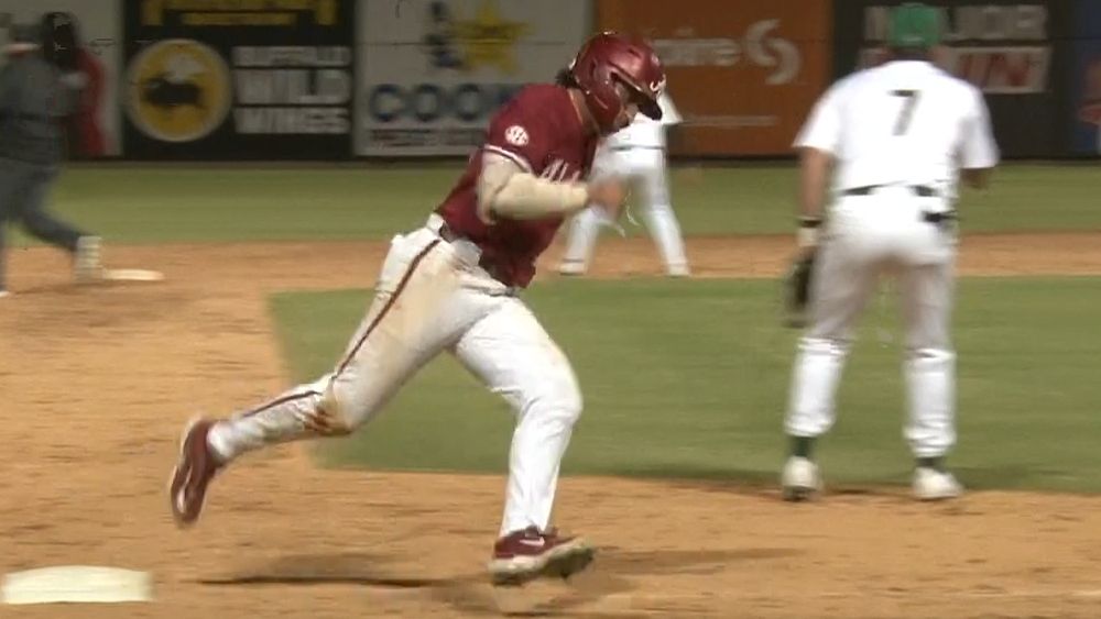Gage Miller's RBI double gives Bama the edge in extras - ESPN Video